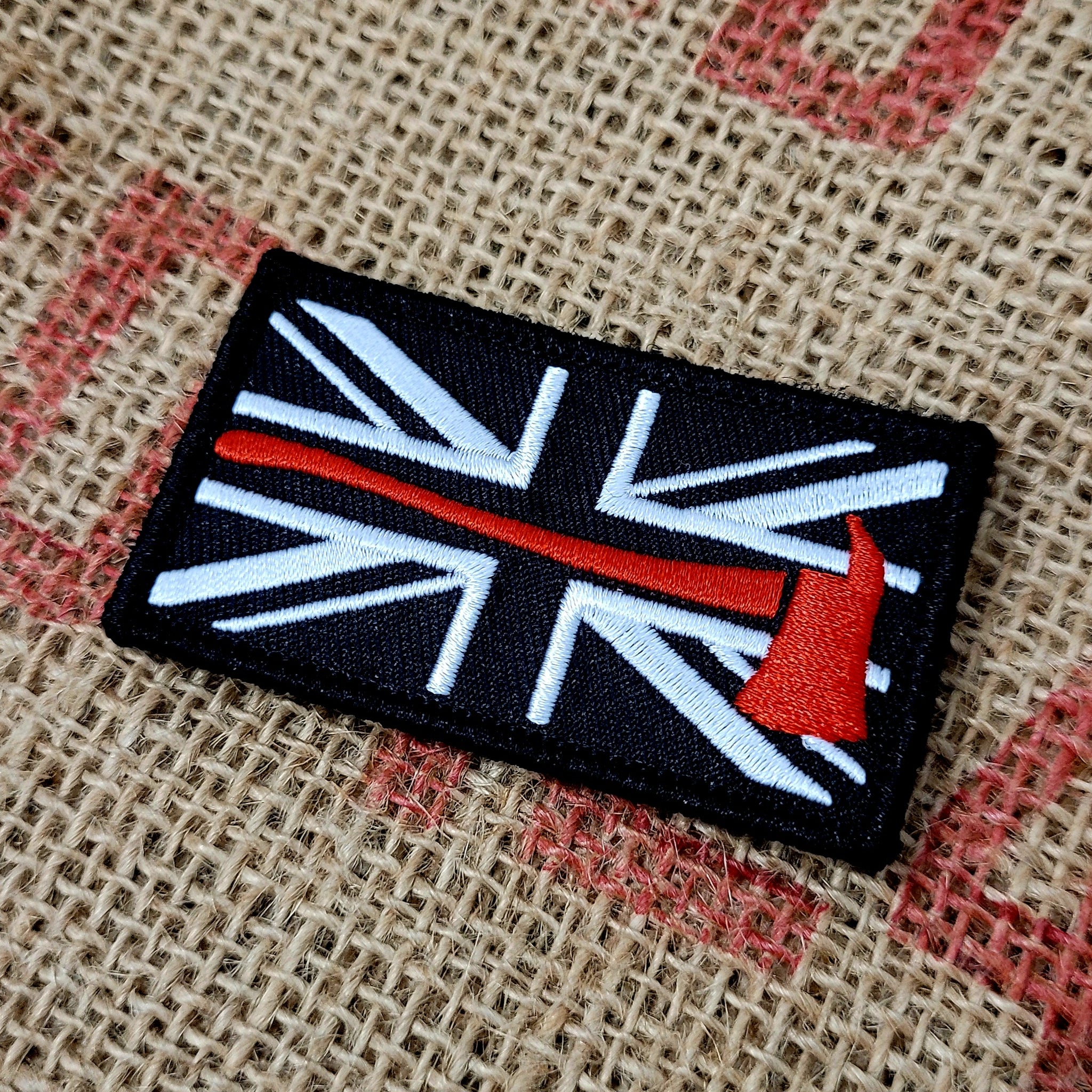 Thin Red Line Axe Patch – KitSgt