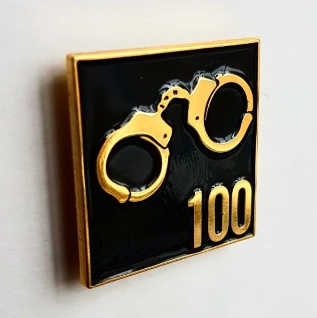 100th Arrest - Pin Badge – KitSgt